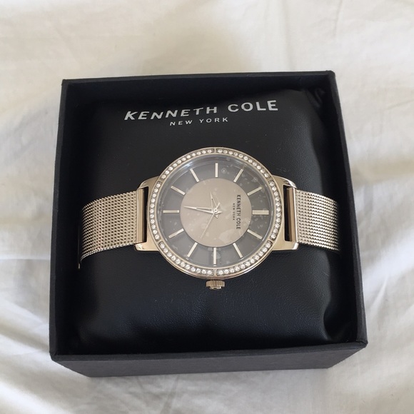 Kenneth Cole | Accessories | Kenneth Cole Silver Watch | Poshmark